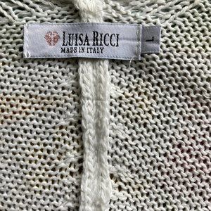 Luisa Ricci | Sweaters | Luisa Ricci Made In Italy Tropical Size L Open ...